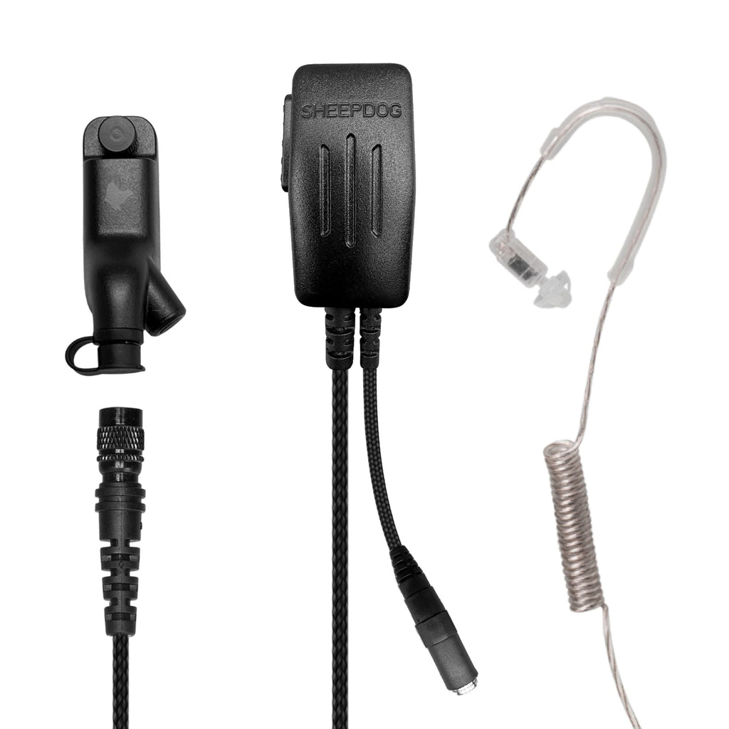 CYCLONE2, Waterproof PTT/Mic, QD, Alligator Clip, HDLO Earpiece Kit