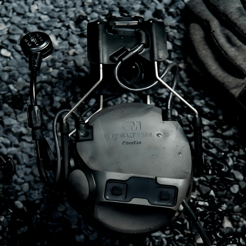 3M PELTOR ComTac™ VIII Headset, Single Comms Downlead