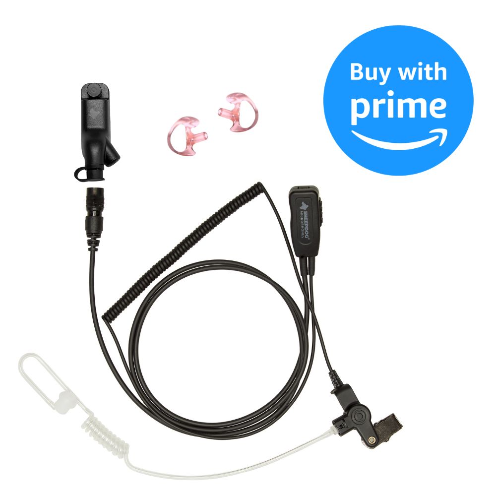 Premium Police Headsets, Earpieces, Lapel Mics | Sheepdog Microphones