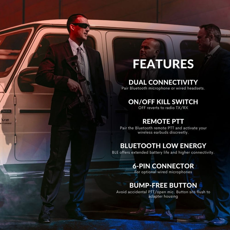 Harris Bluetooth Adapter with Wireless PTT