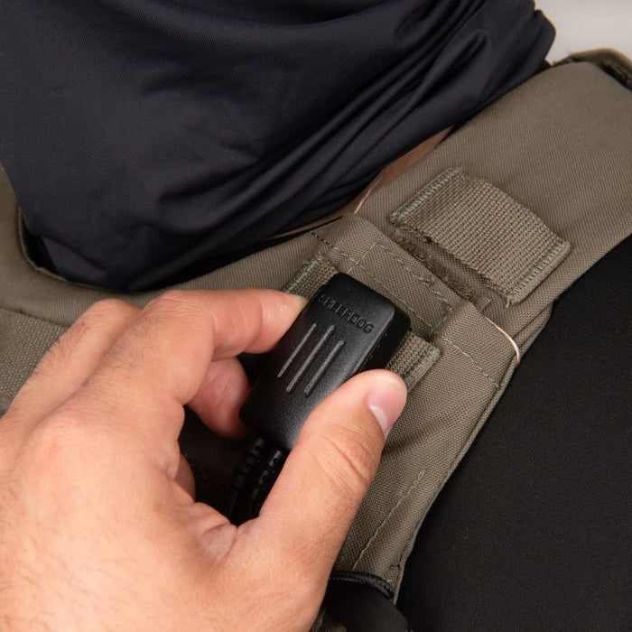 CYCLONE2, Waterproof PTT/Mic, 3.5mm, QD, ALLIGATOR Clip