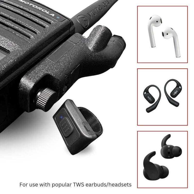 Motorola APX Bluetooth Adapter with Wireless PTT and Kill Switch