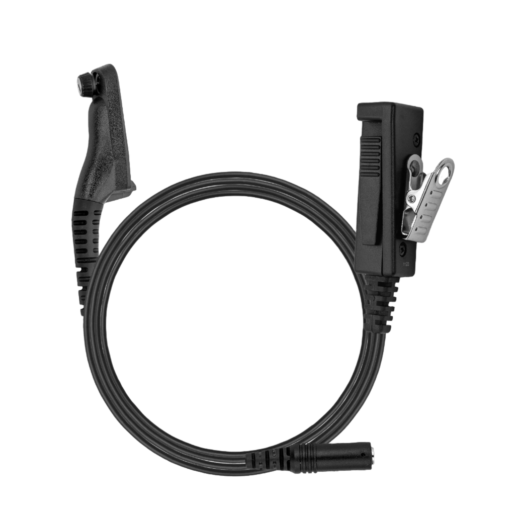 N-Ear: 2-Wire PTT Microphone, Resin Cord