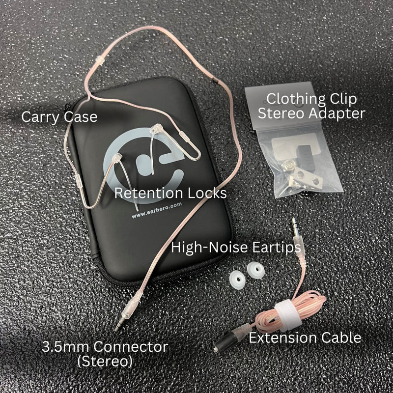 EarHero Dual Ear Listen Only Earpiece