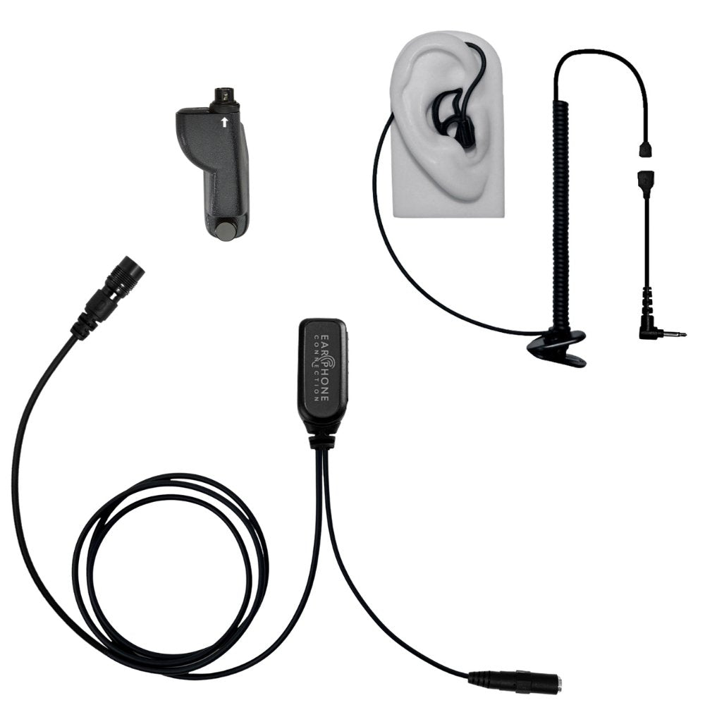 Hawk Lapel Mic, 3.5mm Port, Tactical PTT | Sheepdog Microphones