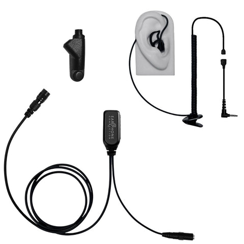 Hawk Lapel Mic, 3.5mm Port, Tactical PTT | Sheepdog Microphones