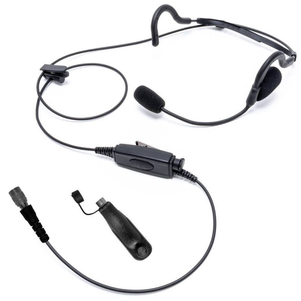 Quick Disconnect Tactical Headset with Boom Mic - Motorola APX Series