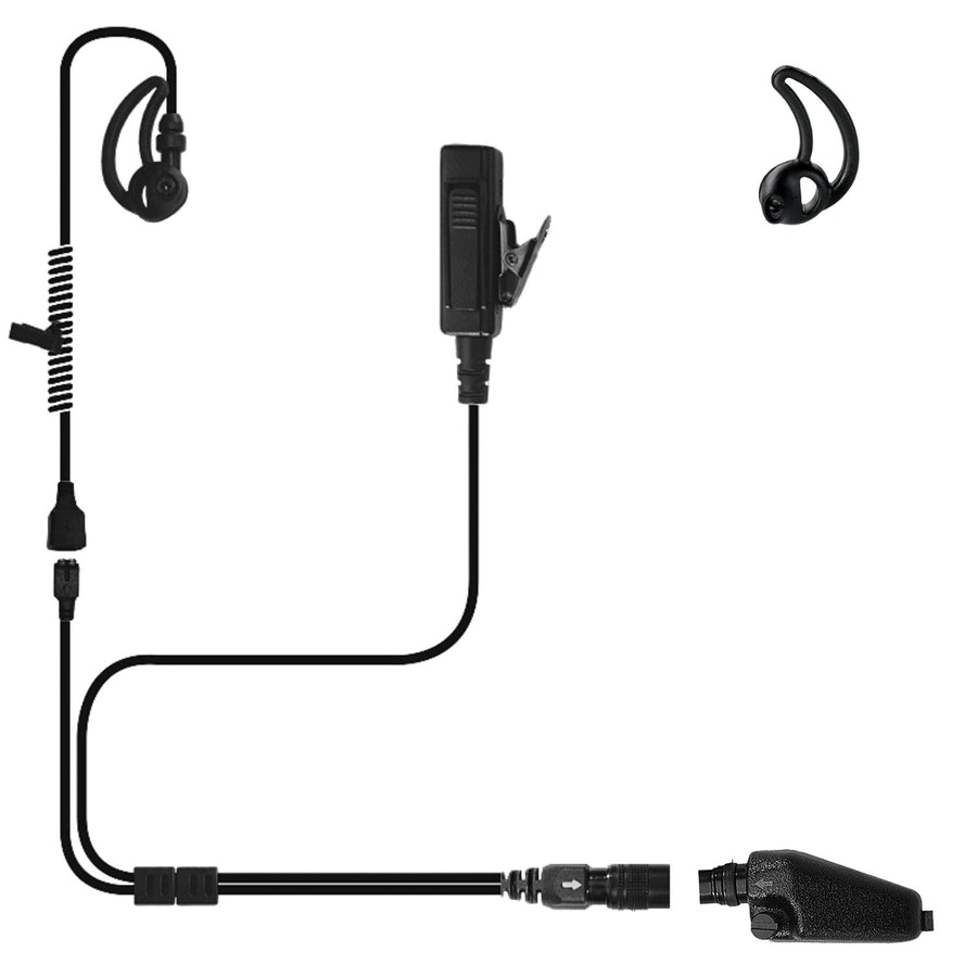Sheepdog Lapel Microphones for Kenwood TK and NX Police Radios ...