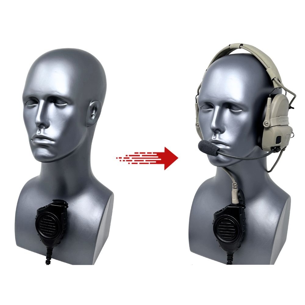 NXPTT2, Tactical Push-To-Talk, Mic System, Motorola APX